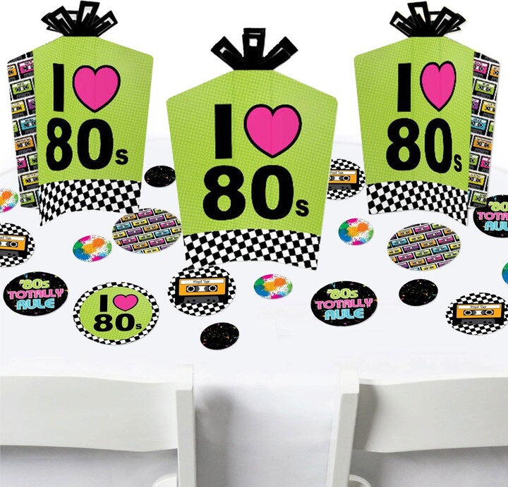 Big Dot of Happiness 80’s Retro - Totally 1980s Party Decor and ...