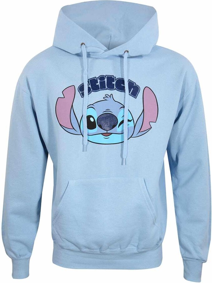 Disney Lilo and Stitch Hoodie | Blue Unisex Jumper for Women | Stitch ...