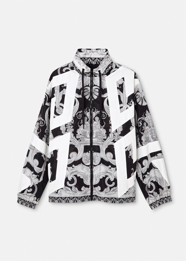 Versace Silver Baroque Jacket - ShopStyle