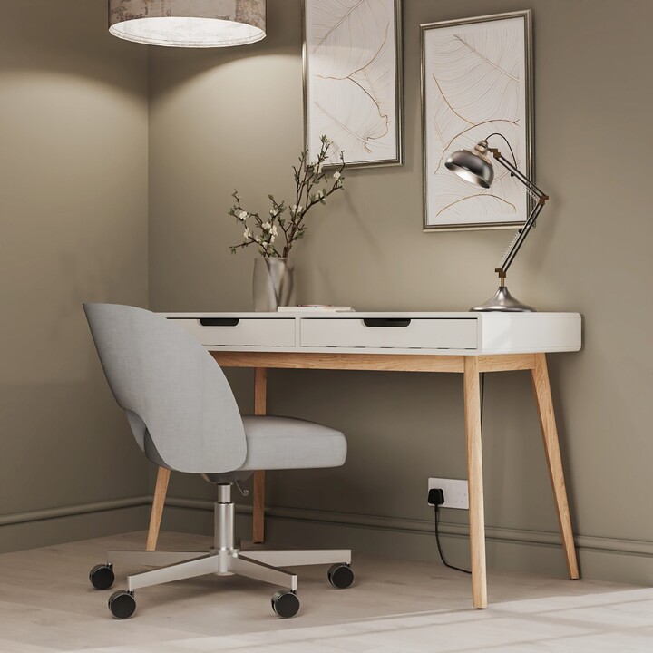 Dunelm Knut Desk White White - ShopStyle