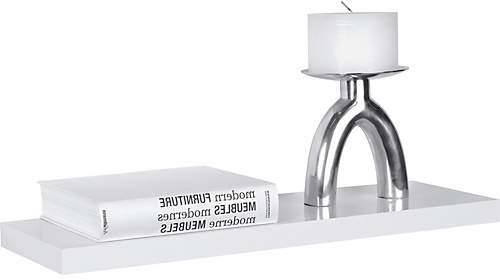 Argos Home Glenmore 60cm Floating Shelf - High White Gloss - ShopStyle ...