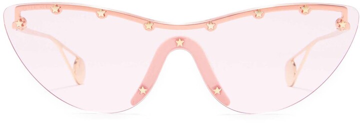 Gucci 99mm Rimless Cat Eye Sunglasses - ShopStyle