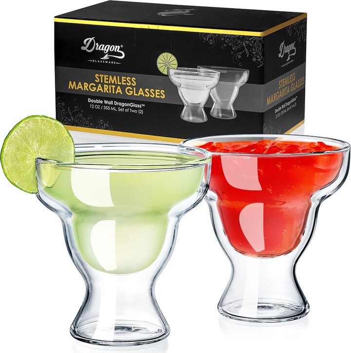 Dragon Glassware Stemless Margarita Glasses - ShopStyle Drinkware & Bar ...