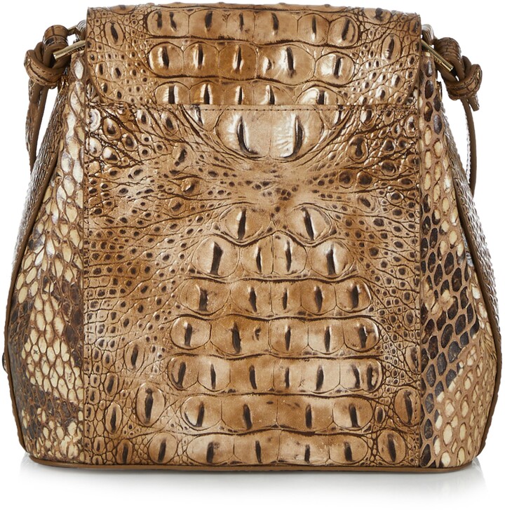 Brahmin Margo Croc Embossed Leather Crossbody Bag - ShopStyle
