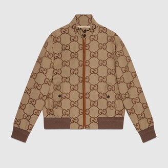 Gucci GG jacquard cotton jacket - ShopStyle