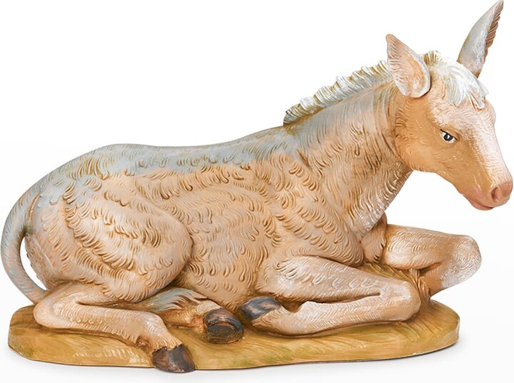Roman/Fontanini 12" Scale Seated Donkey Nativity Figure - ShopStyle Decor