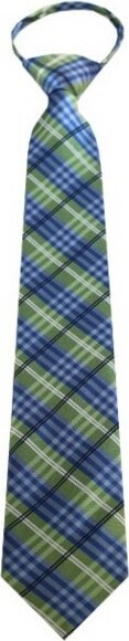 The Dapper Tie TheDapperTie Men' Blue, White, Navy And Plaid 3.25 Inch ...