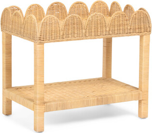 25x16 Doki Scallop Rattan Table - ShopStyle