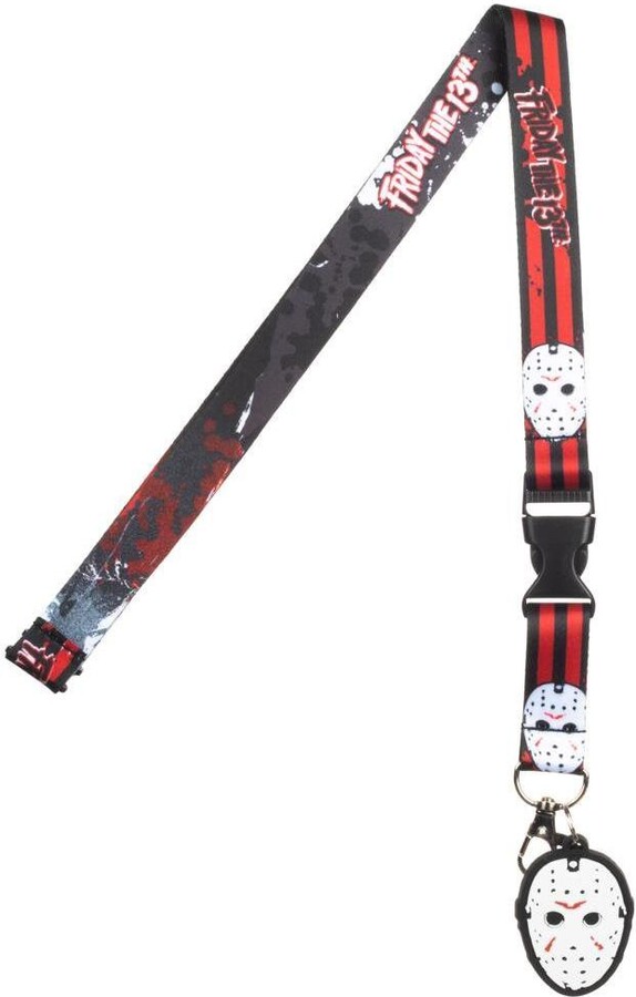Friday The 13th Lanyard w/ Jason Mask Rubber Charm - ShopStyle Bag Straps