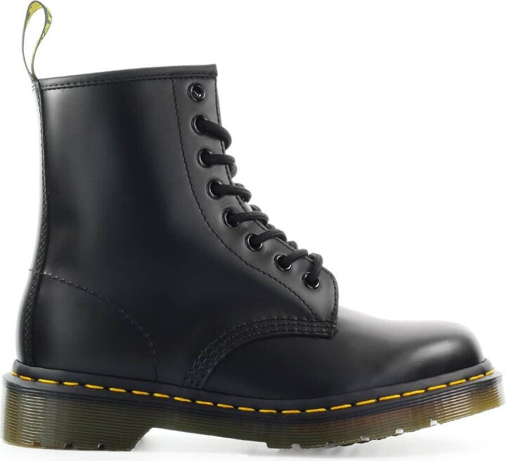 Dr. Martens 1460 Smooth Black Combat Boot - ShopStyle
