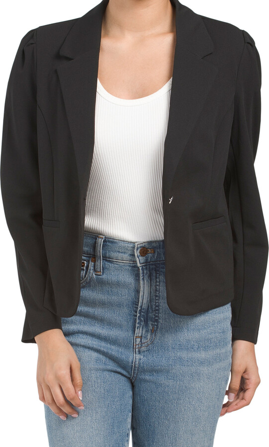 Retrology Mini Puff Sleeve Blazer - ShopStyle