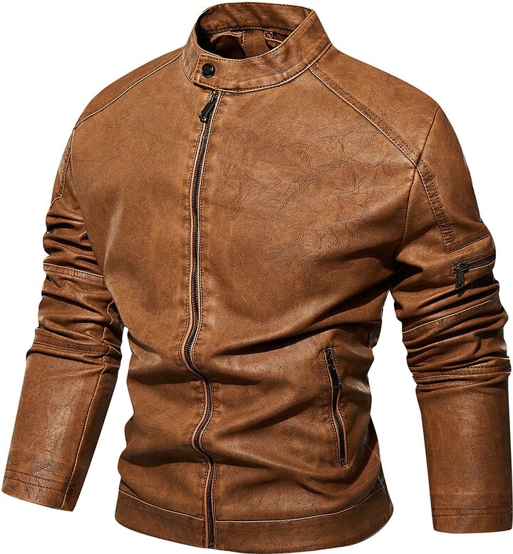 Innerternet Men's Cargo Winter Parka Outdoor with Stand-Up Collar ...