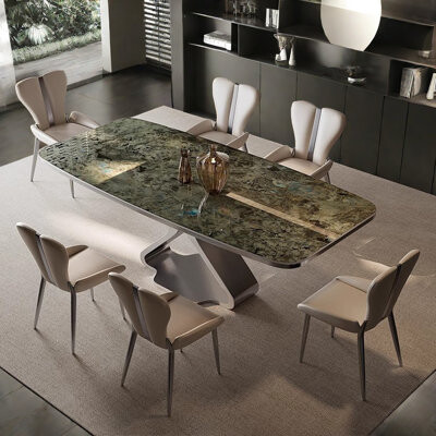 ALLNICEDT Modern Microlite Stone Dining Table Sets - ShopStyle