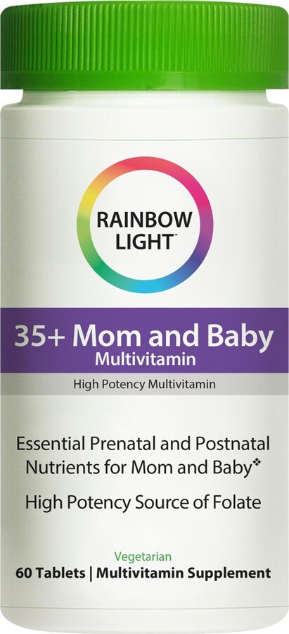 Rainbow Light 35+ Mom & Baby, Daily Pre & Postnatal Food-Based ...