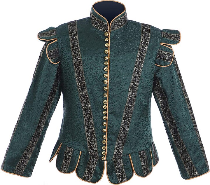 CosplayDiy Tudors men style outfit Henry tudor jerkin doublet ...