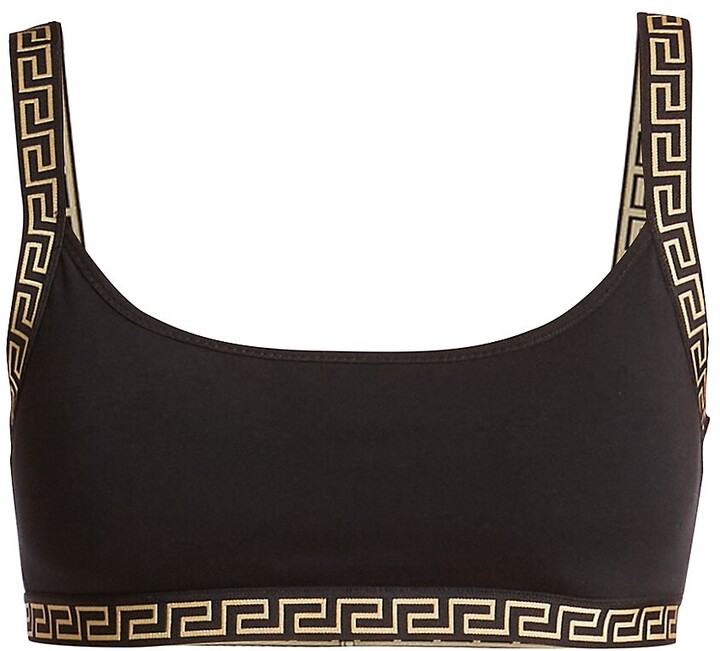 Versace Greek Key Bra - ShopStyle