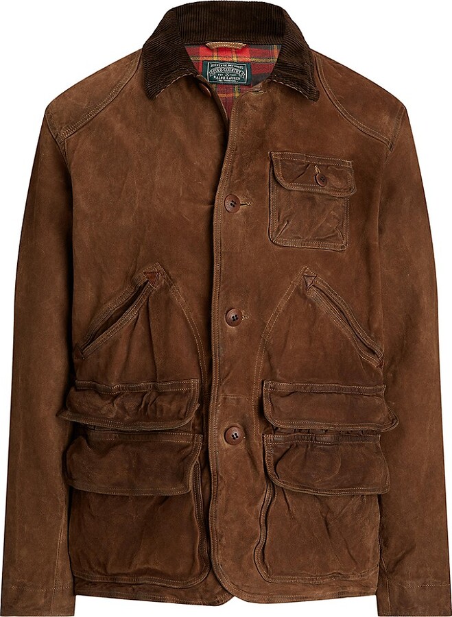 Polo Ralph Lauren Suede Field Jacket - ShopStyle