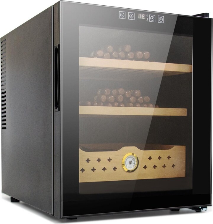 Simplie Fun 50L Cigar Humidor with Cooling/Heating, 300 Cigar Capacity ...