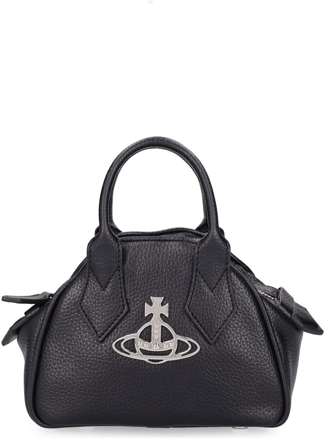 Vivienne Westwood Mini Yasmin grained re-vegan bag - ShopStyle