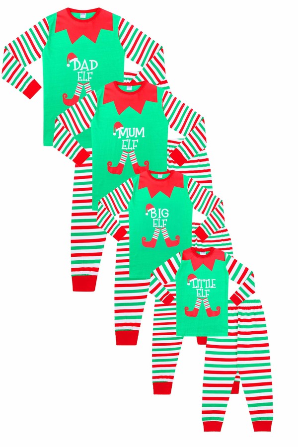 Thepyjamafactory Elf Pyjamas Christmas Family PJs - Dad Elf - ShopStyle