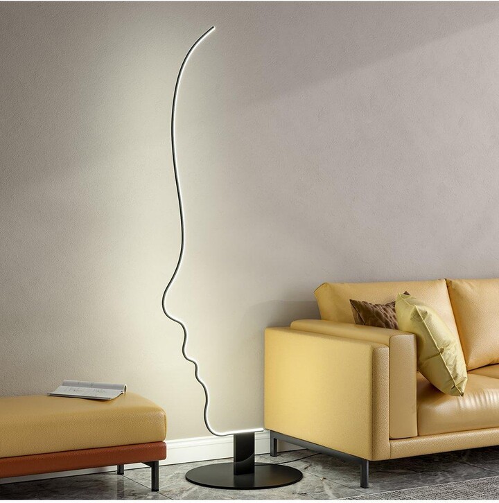 Living and Home Face-shaped LED Floor Lamp - ShopStyle
