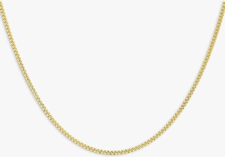 IBB 9ct Yellow Gold Long Curb Link Chain Necklace - ShopStyle