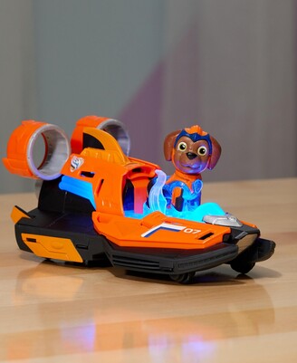 Paw Patrol The Mighty Movie, Toy Jet Boat with Zuma Mighty Pups Action ...