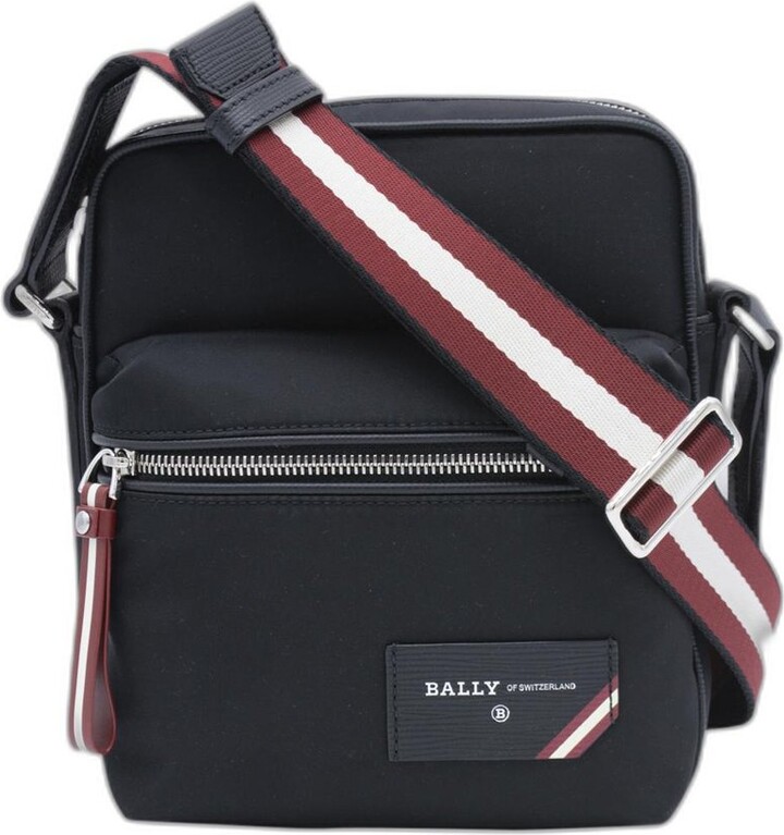 Bally Logo Patch Messenger Bag - ShopStyle