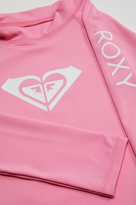 Roxy Kids Whole Hearted Long Sleeve Rashguard (Toddler/Little Kids/Big ...