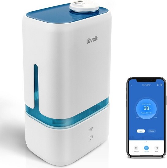 Levoit Smart Ultrasonic Cool Mist Humidifier: Bedroom Use, 4L Capacity ...