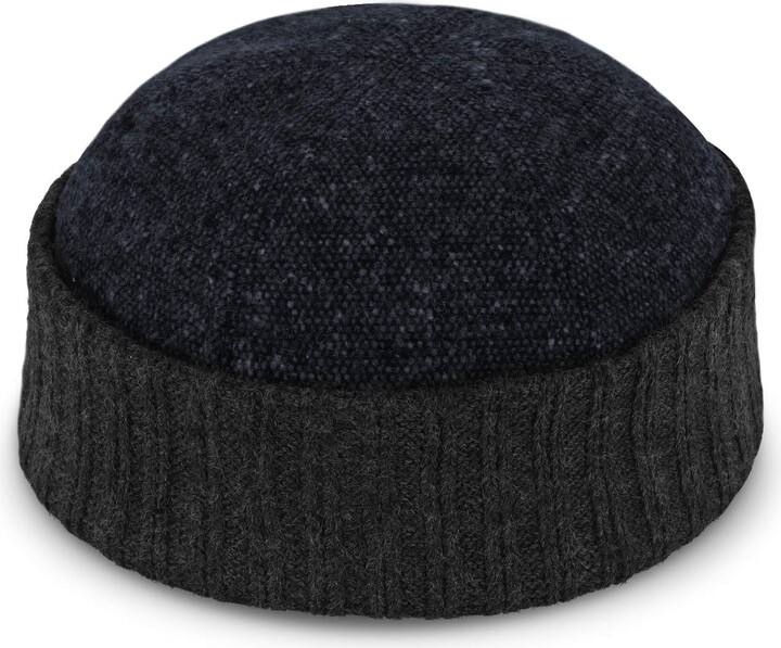 fiebig Docker hat with knitted rolled edge - ShopStyle