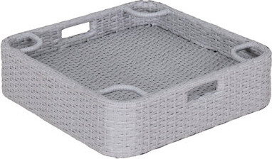 Sunjoy Wicker Floating Pool Tray 24x24Aluminum Frame Pool - ShopStyle ...