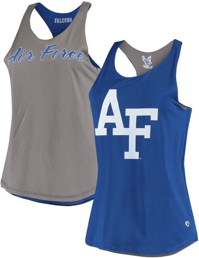 Colosseum Women's Royal Air Force Falcons Mona-Lisa Reversible Tank Top ...