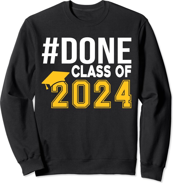 DONE Class of 2024 tee #DONE Class of 2024 Graduation for Her Him Grad ...