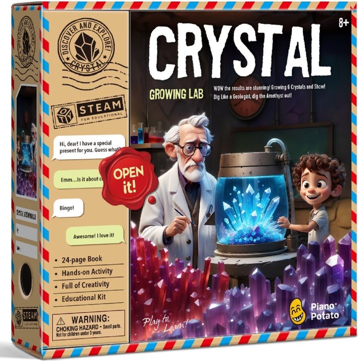 Discover And Explore Discover & Explore Crystal Growing Lab Kit ...