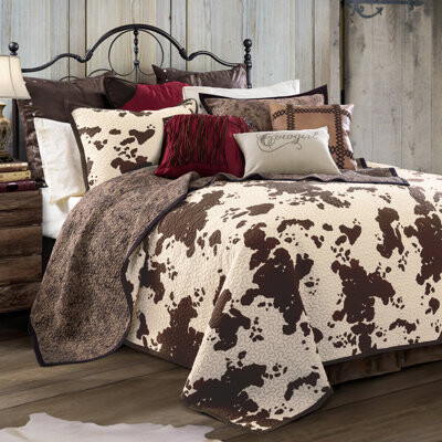 Paseo Road by HiEnd Accents Elsa Cowhide Cotton Cow Print Western ...
