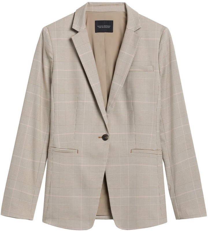 Banana Republic Long & Lean-Fit Washable Blazer - ShopStyle