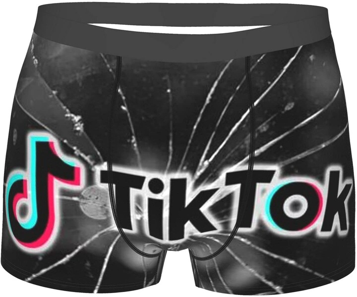 YTACHE Sign Of Tik Tok Make Your Day Logo Men's Boxer Briefs Short ...
