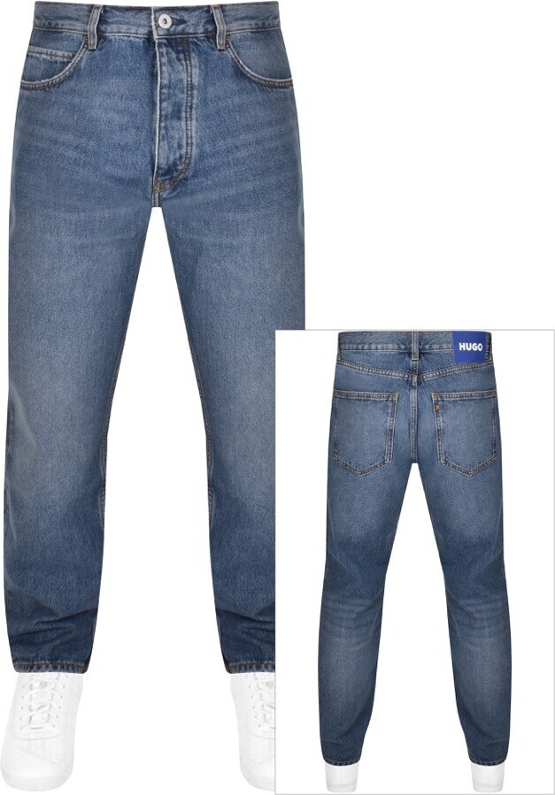 HUGO Blue Jonah Jeans Light Wash Blue - ShopStyle