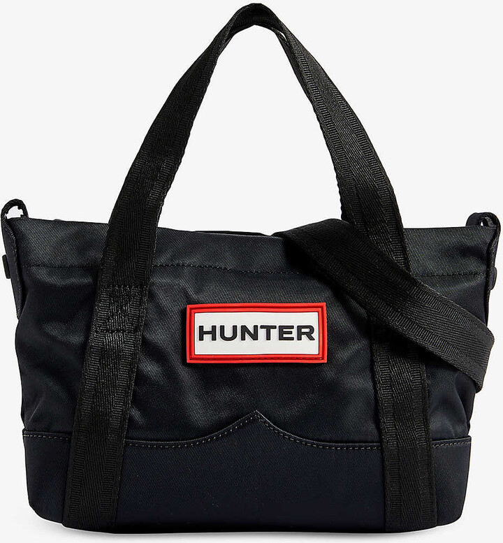 Hunter Top Clip mini woven tote bag - ShopStyle