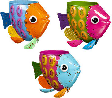 Trinx Grozdanka Metal Fish Indoor/Outdoor Statue Planter - ShopStyle ...