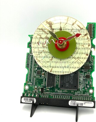 Etsy xmas Ready Vintage Computer Punch Card On Mini Cd Circuit Board ...