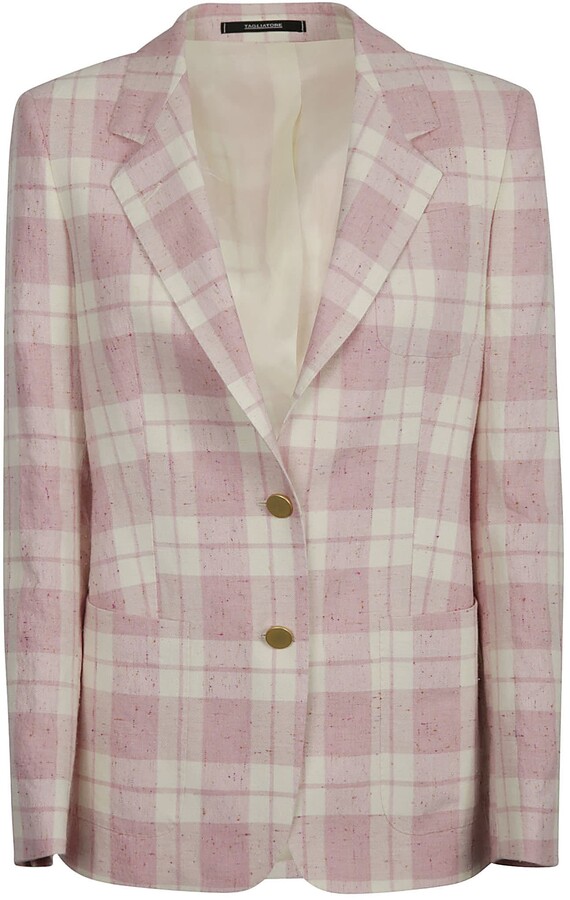 Tagliatore Check Blazer - ShopStyle