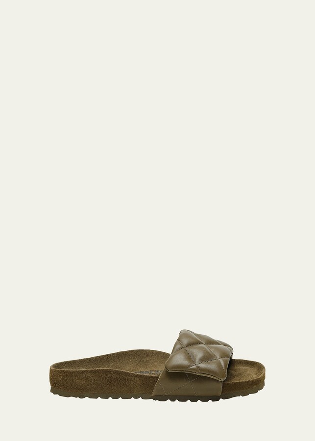 Birkenstock 1774 Sylt Padded Leather Slide Sandals - ShopStyle