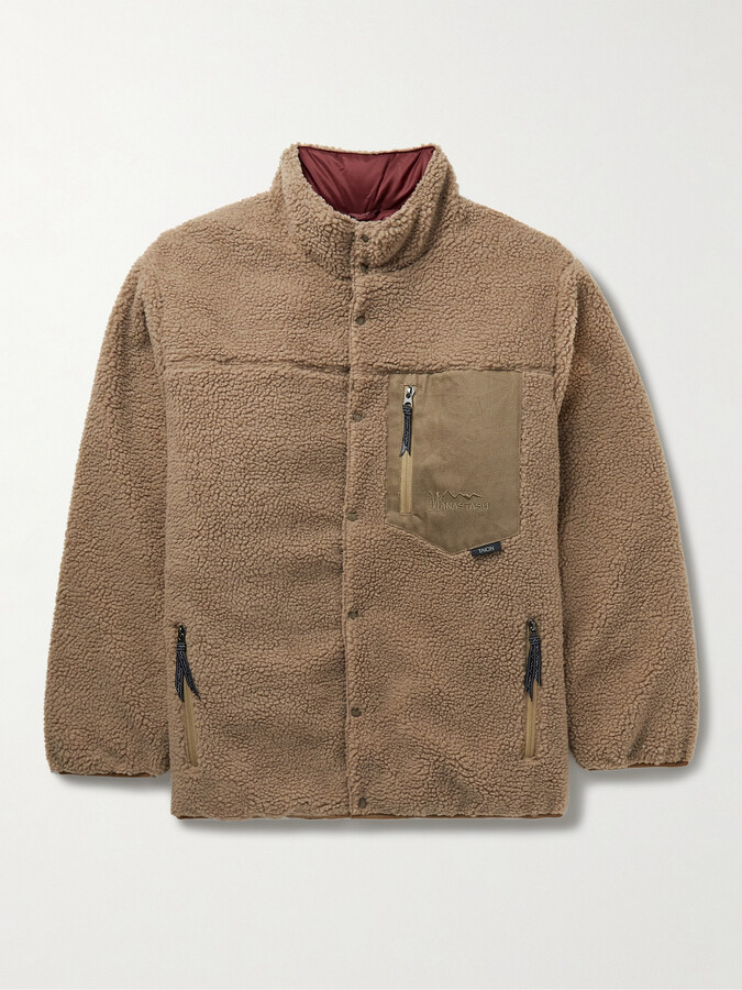 MANASTASH + Taion Reversible Fleece and Quilted Shell Down Jacket ...