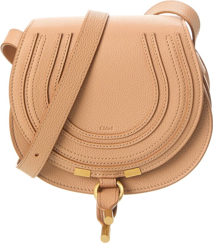 Chloé Marcie Small Leather Saddle Bag - ShopStyle