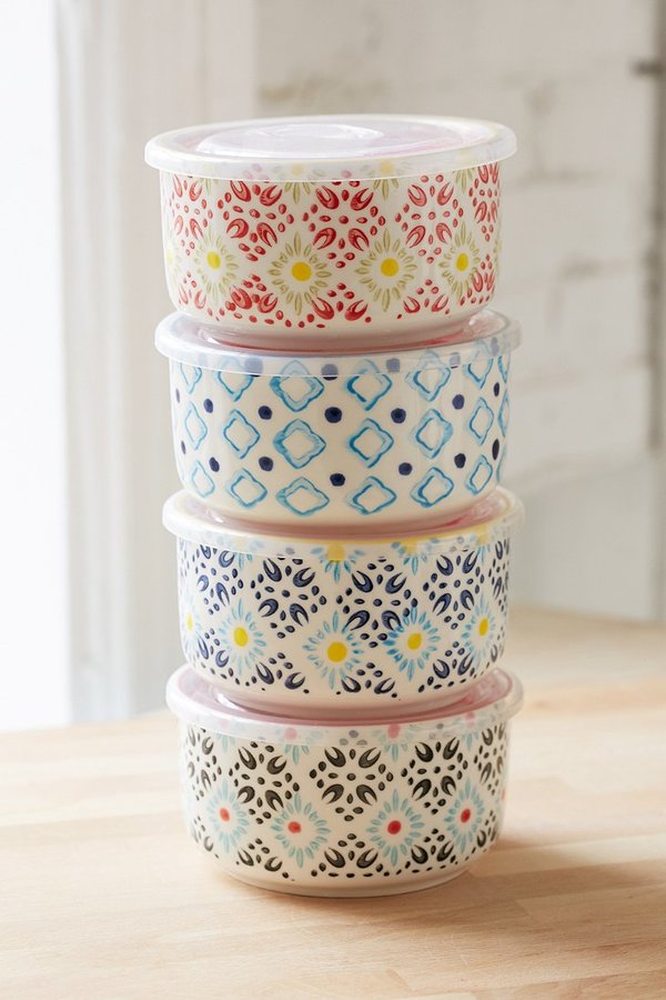 Urban Outfitters Ceramic Food Storage Bowl Set - ShopStyle Home & Living