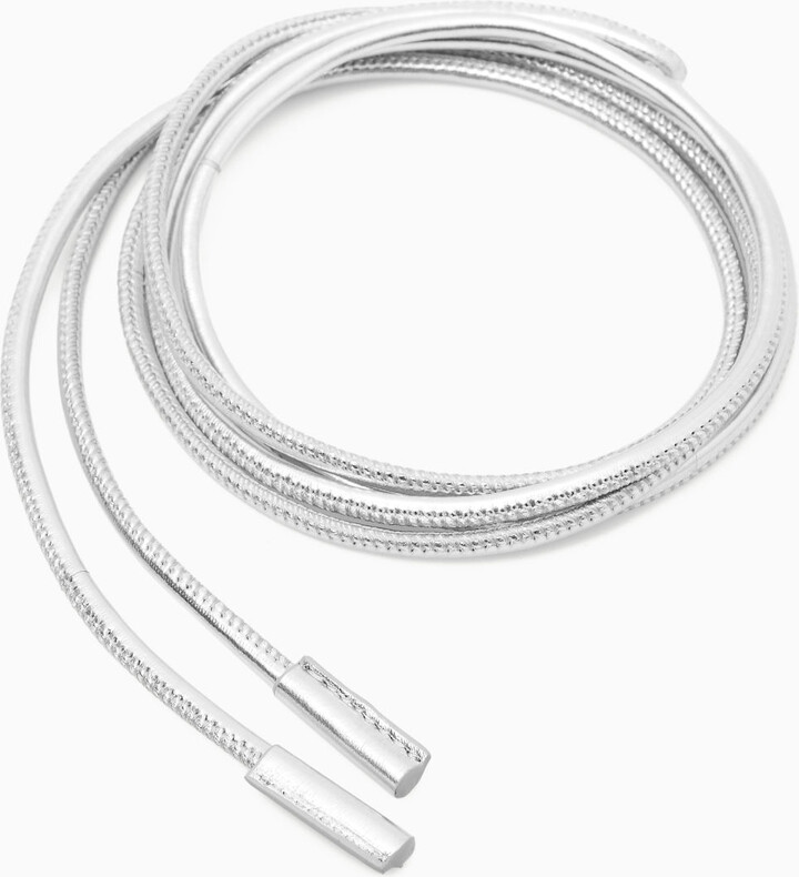 COS Metallic Leather Rope Belt - ShopStyle
