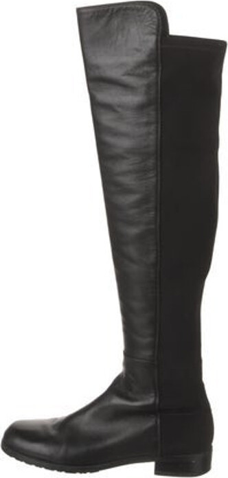 Stuart Weitzman Leather Riding Boots - ShopStyle