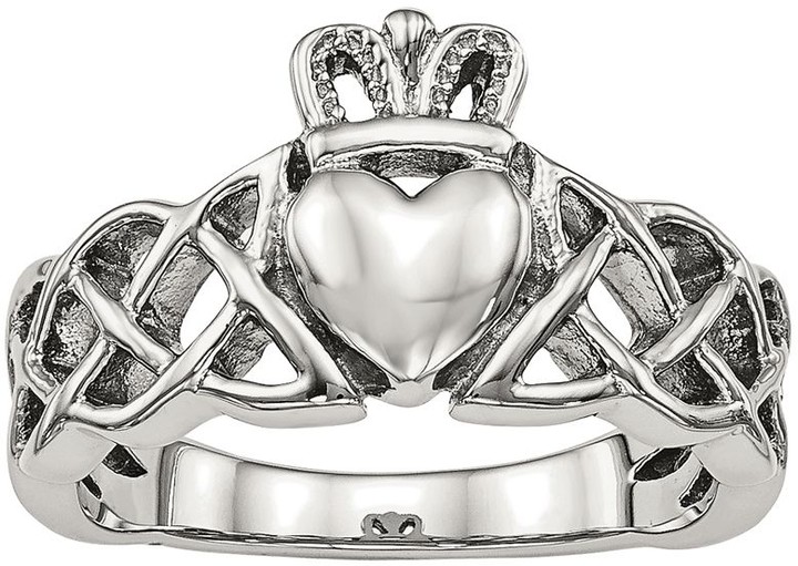 Steel by Design Claddagh Ring - ShopStyle